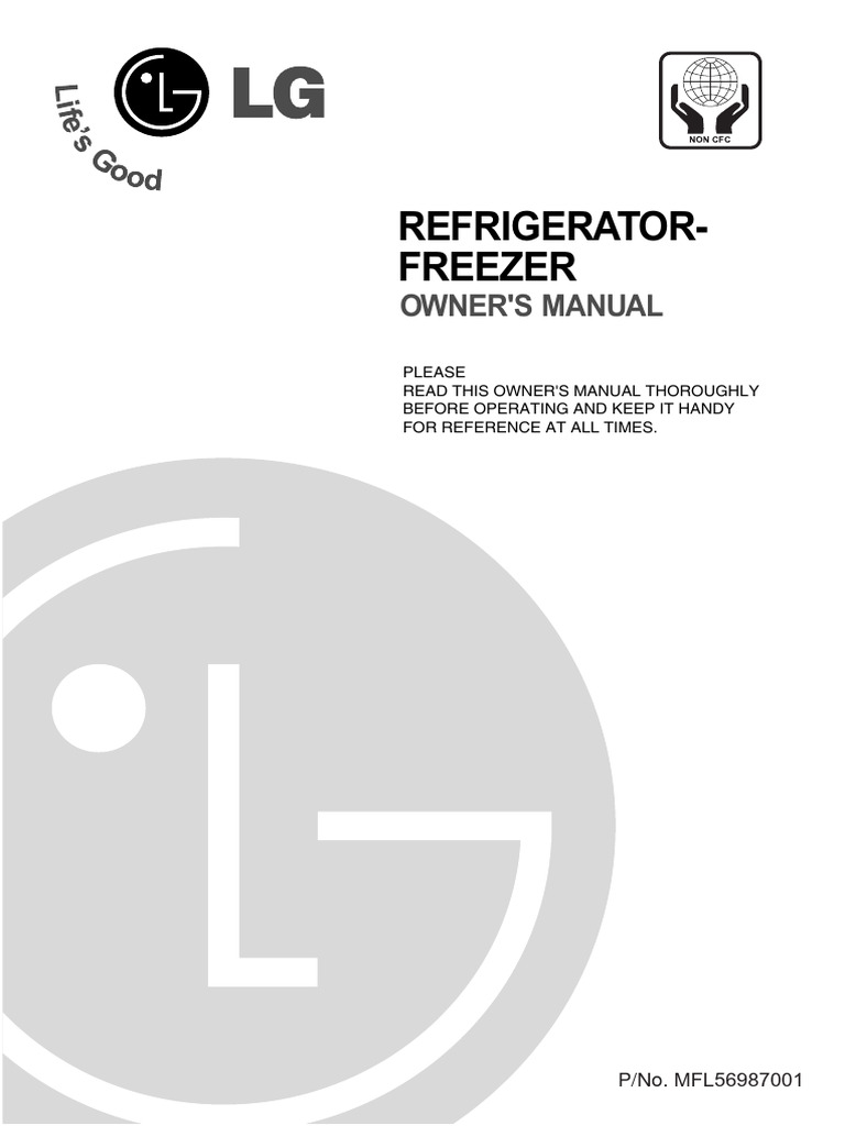 MFL56987001 - Viper (English) LG | PDF | Refrigerator | Foods