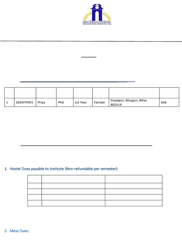 1st List of Selected PHD 1st Year Female Students | PDF