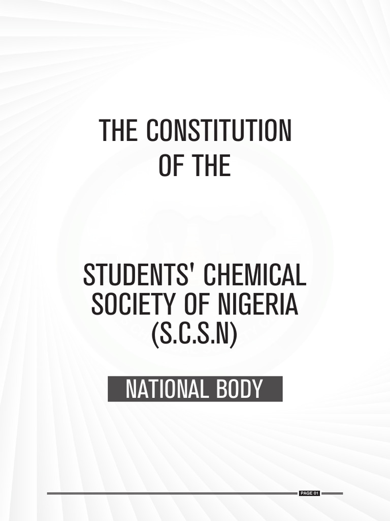SCSN Constitution Booklet | PDF | Oath Of Office | Supermajority