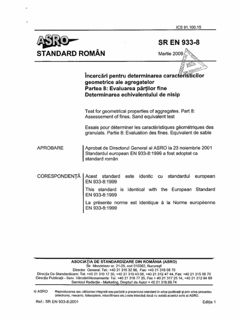 SR en 933-8 - 09 Rom | PDF