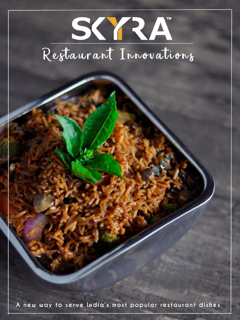 Skyra Restaurant Catalogue | PDF | Frying Pan | Cookware And Bakeware