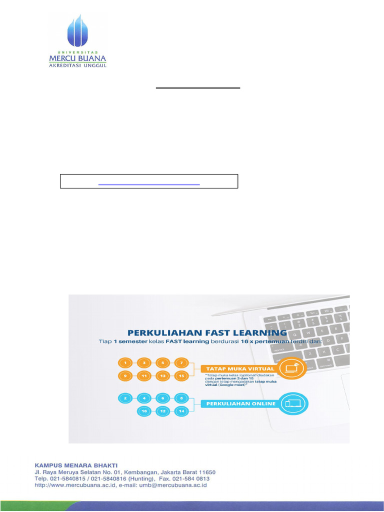 Ketentuan FAST Learning UMB 2024/2025 | PDF