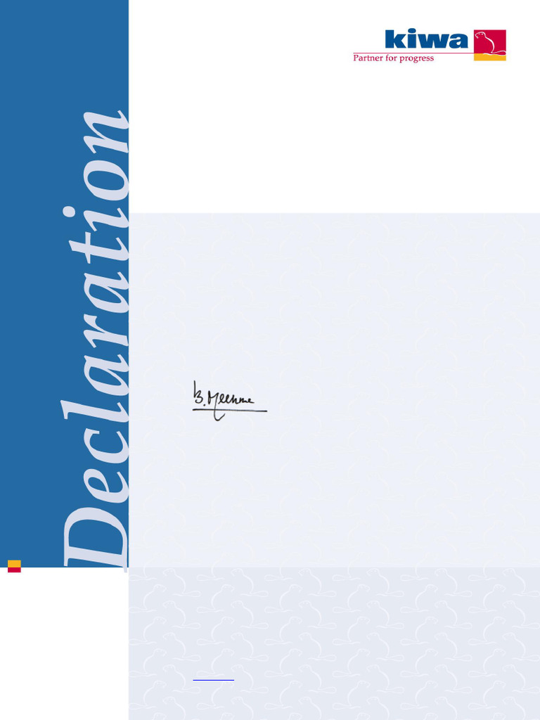 Declaration DSPA LST BC06EXT Release Panel and Components V3 | PDF ...