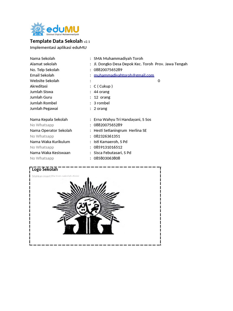 Data Siswa 20232024 Terbaru | PDF