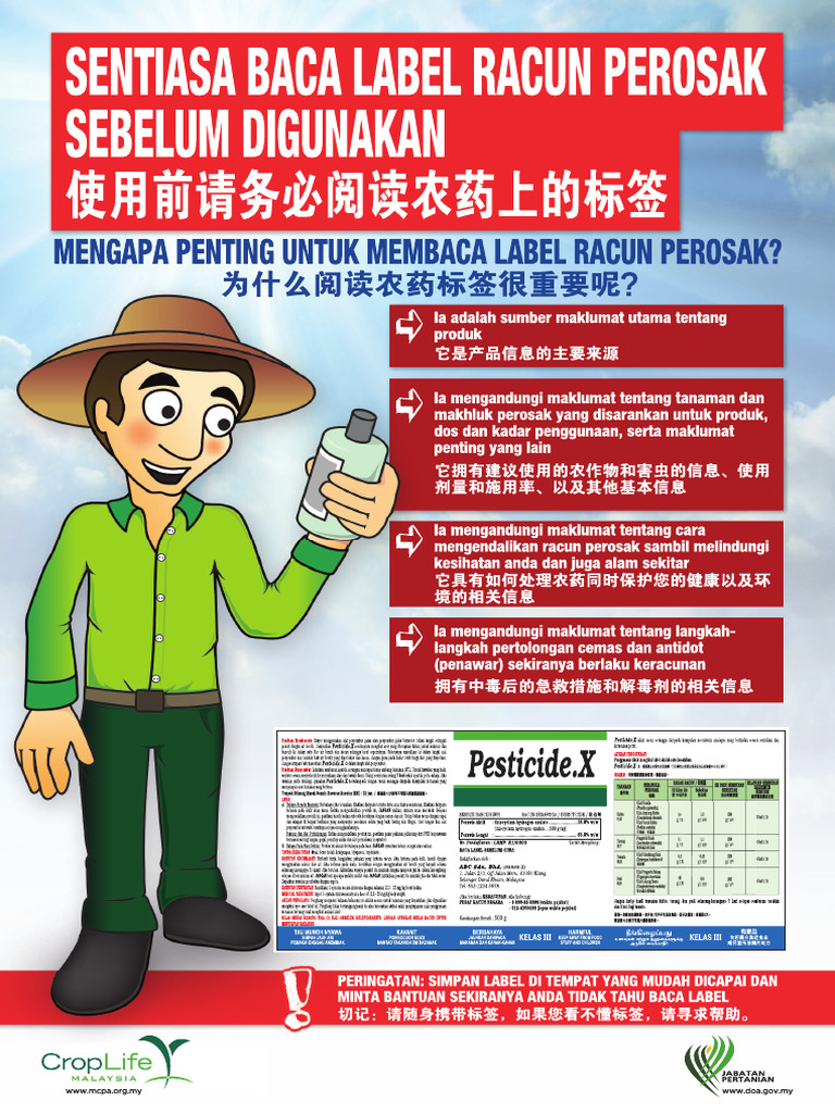 2020 - Croplife Poster Always Read Pesticide Label | PDF
