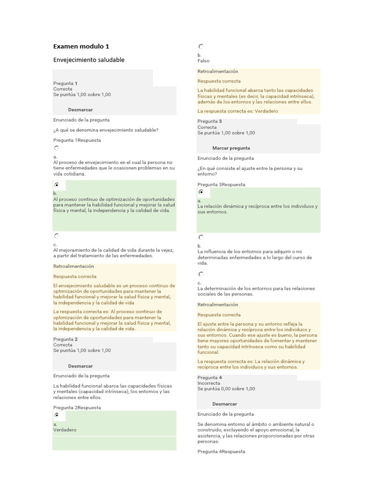 ACAPEM - Intermedio Final | PDF | Envejecimiento | Depresión (estado de ánimo)