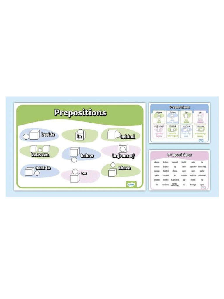 Prepositions PDF | PDF