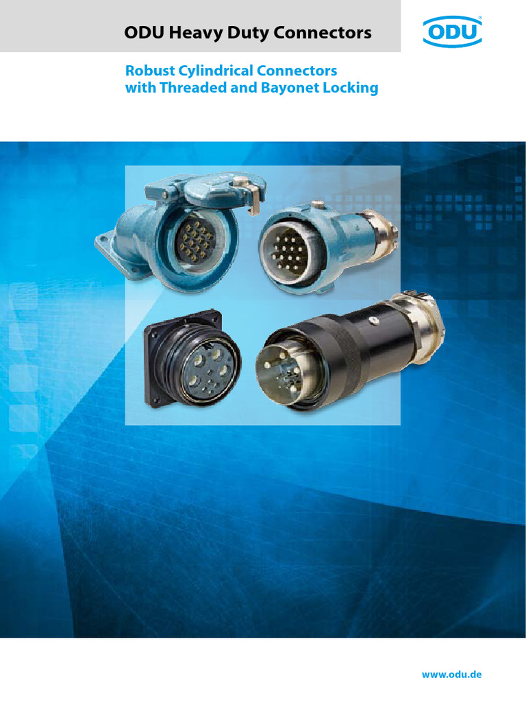 ODU Heavy Duty | PDF | Electrical Connector | Electricity