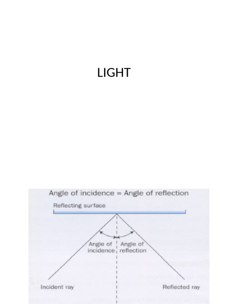 Light Refraction and Lenses | PDF | Refraction | Glass Engineering And ...