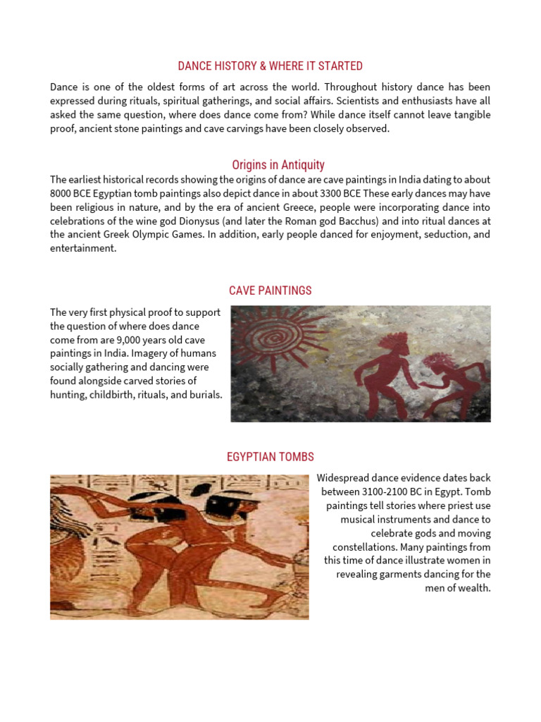 Origins and Philosophy of Dance | PDF | Dances | Ballet