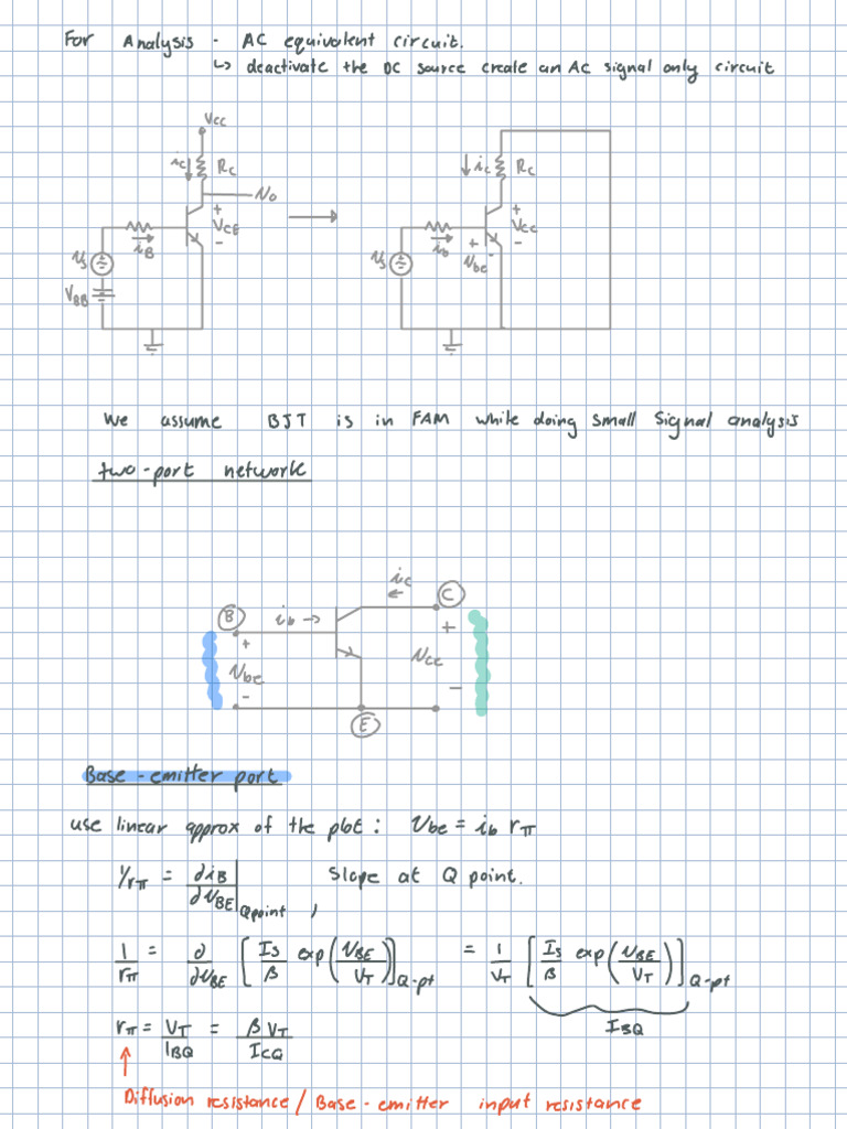 BJTs Revision | PDF | Electronic Circuits | Electrical Engineering