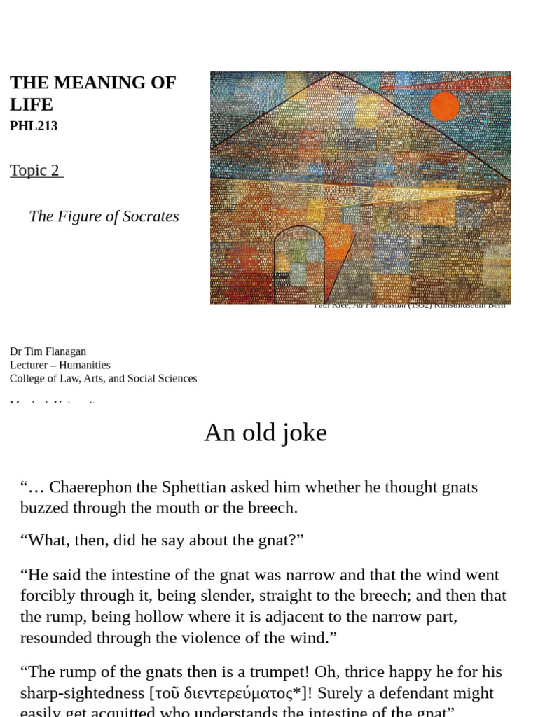 Topic 2. The Figure of Socrates | PDF | Symposium (Plato) | Socrates