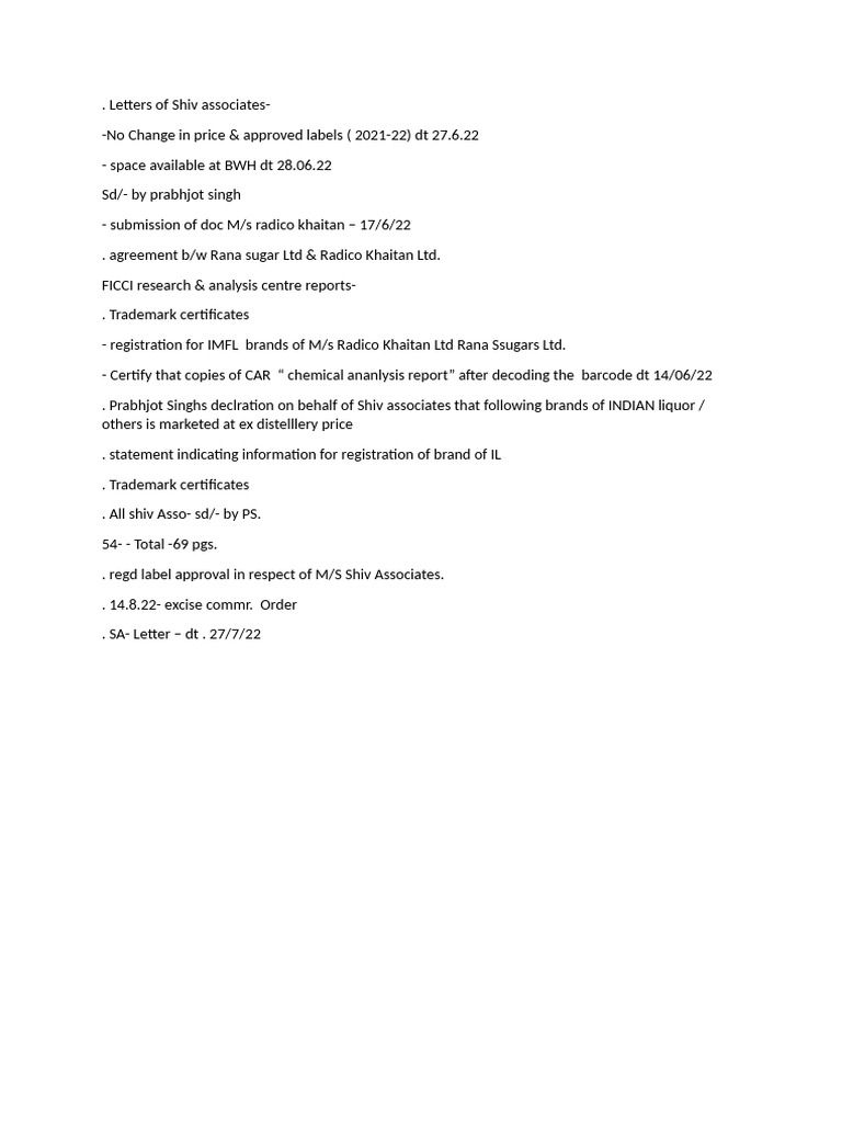 SA Letter | PDF | License | Distillation