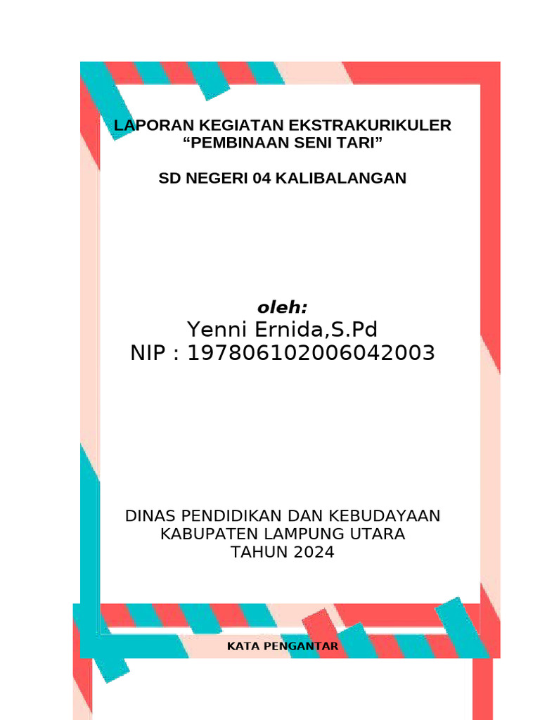 Laporan Kegiatan Ekstrakurikuler | PDF
