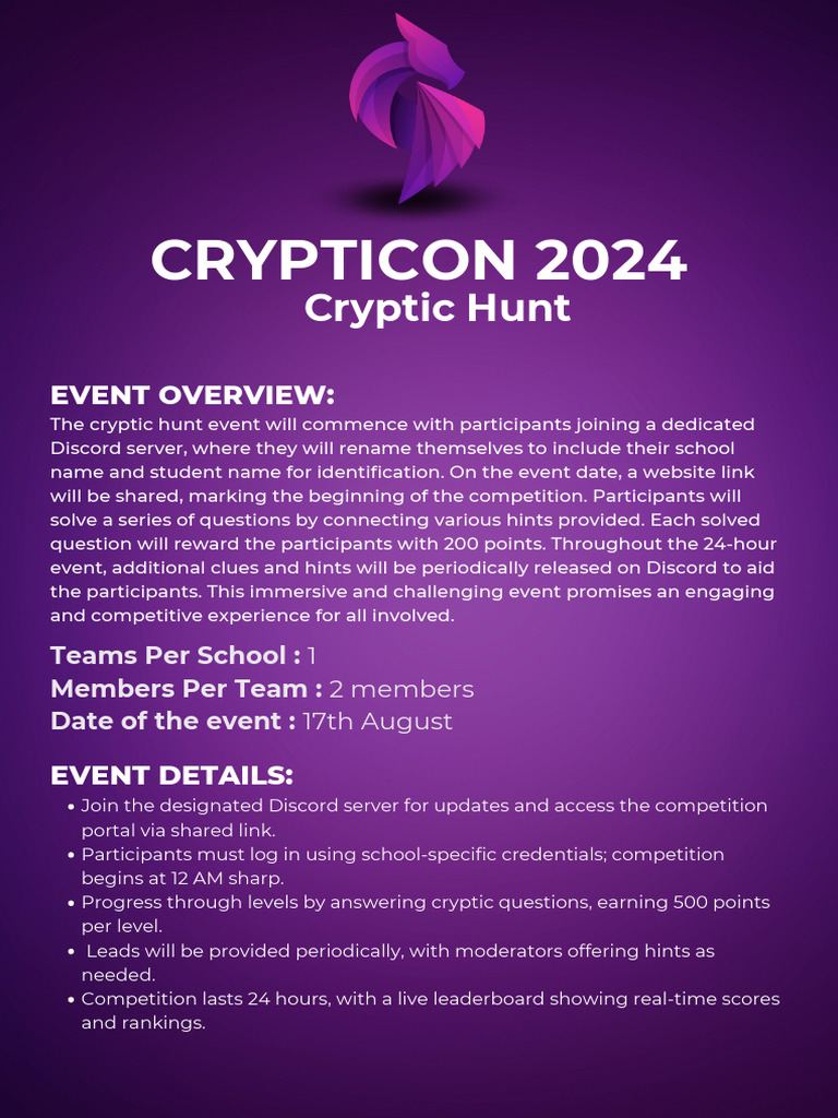 Cryptic Hunt | PDF | Login | Computing