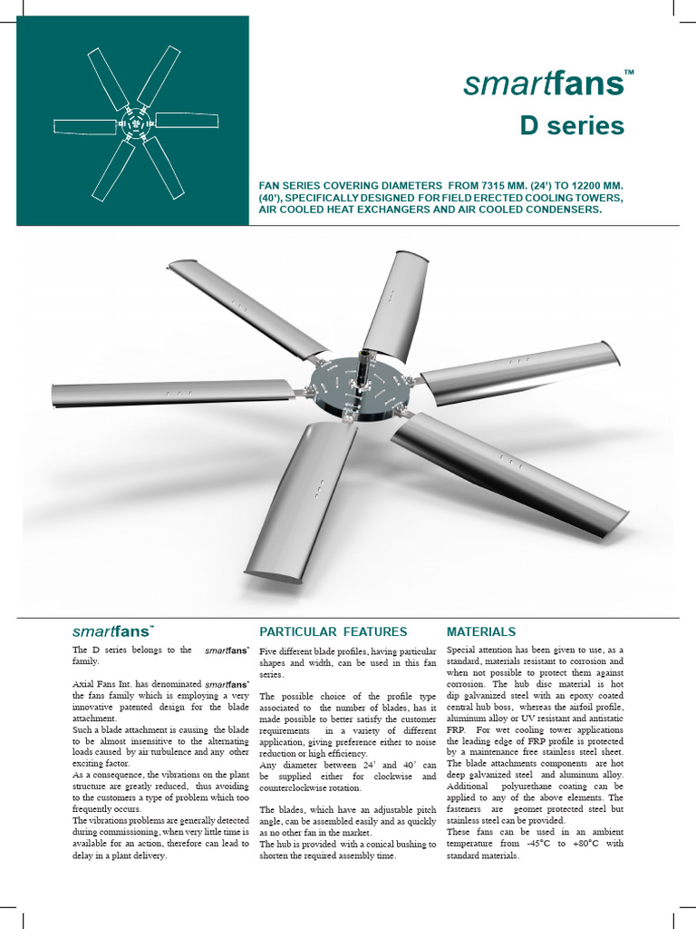 Fans Catalog | PDF | Stainless Steel | Steel