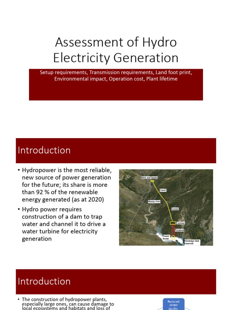Hydroelectric Power: Setup and Impact Analysis | PDF | Hydroelectricity ...