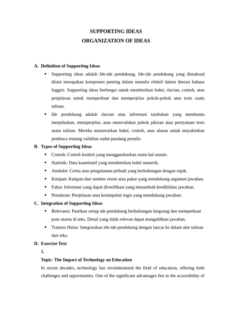 Writing with Supporting Ideas | PDF | Earthquakes | Nuclear Weapons