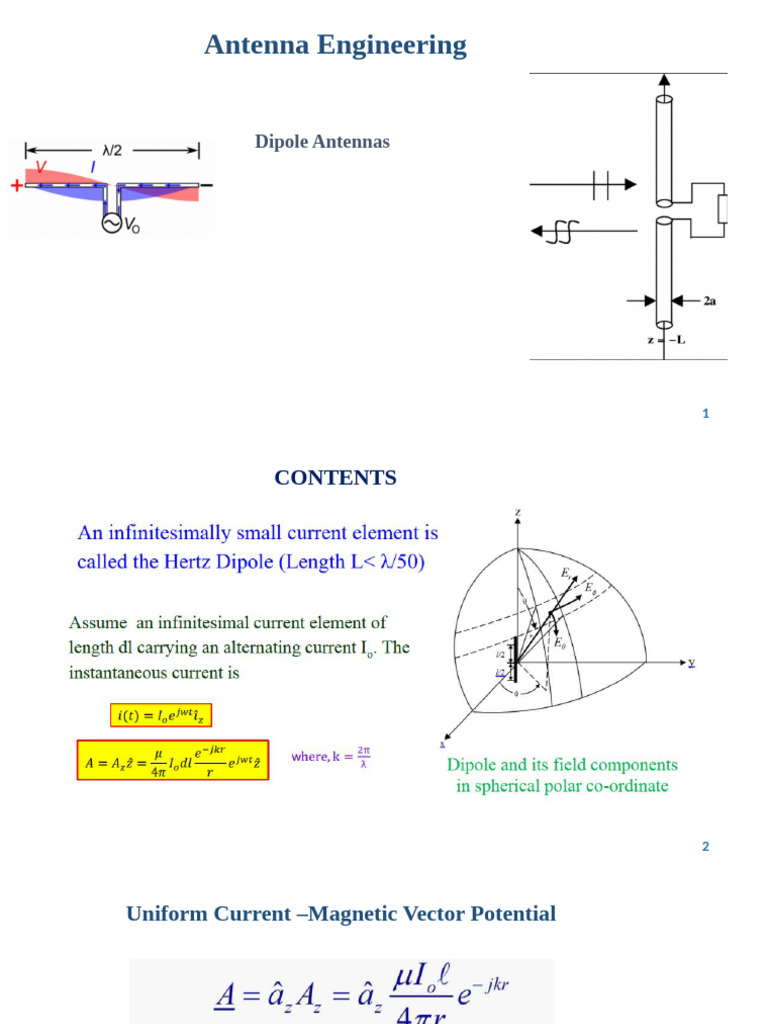 Dipole Antenna | PDF