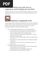 Mold Tagalog | PDF