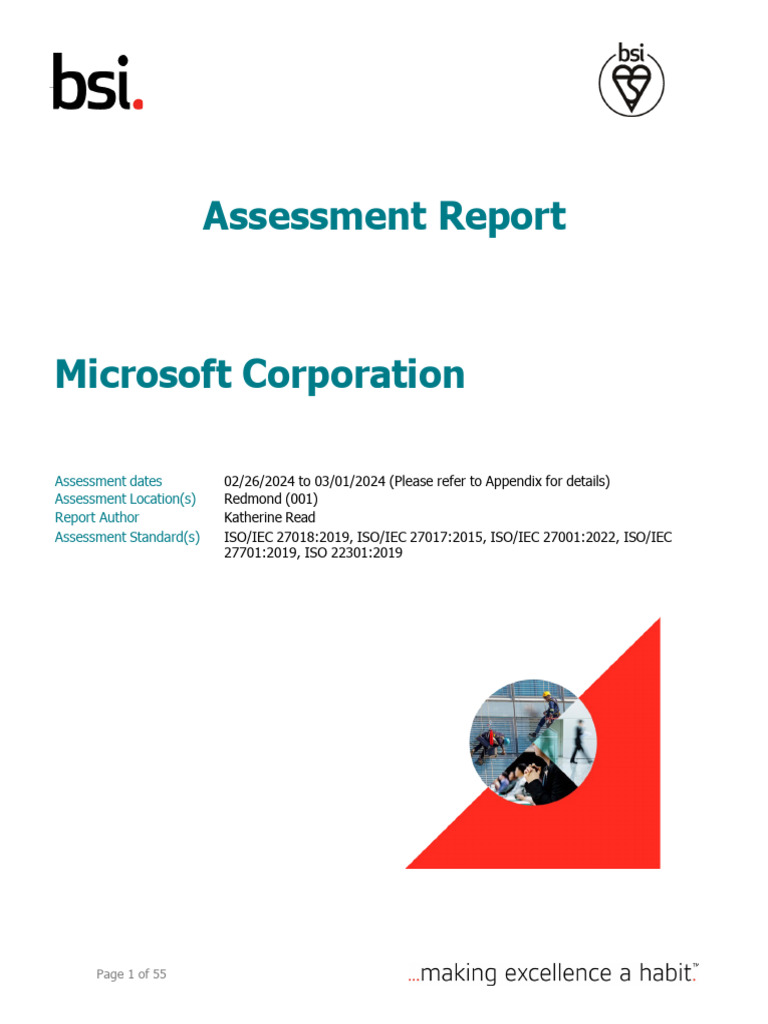 Microsoft 365 - IsO Report (2024) | PDF | Transport Layer Security | Risk