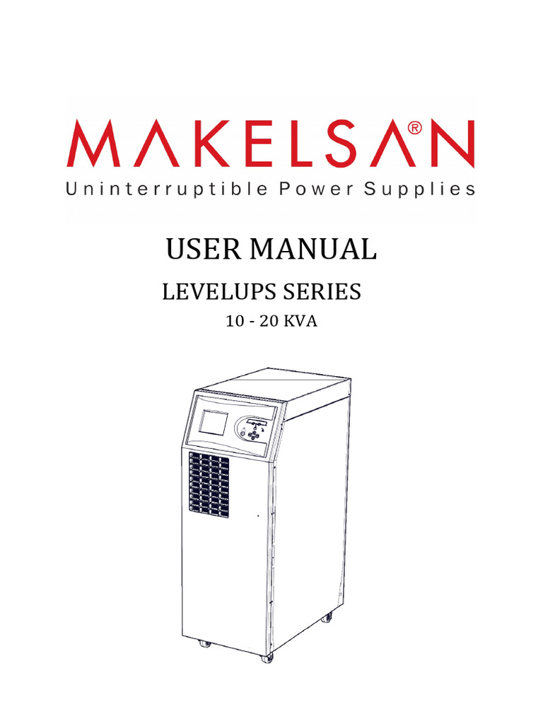 Man 10-20-kVA-LevelUps-En | PDF | Power Inverter | Rectifier