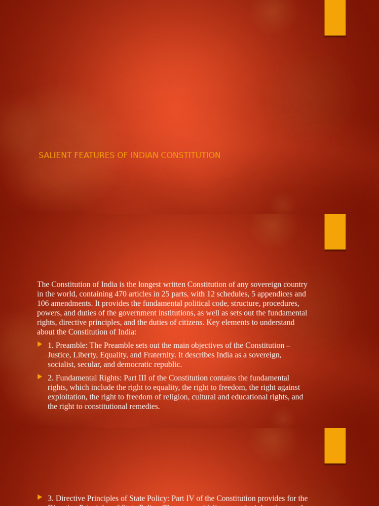 INDIAN CONSTITUTION MODULE 1 | PDF | Constitution | Political Science