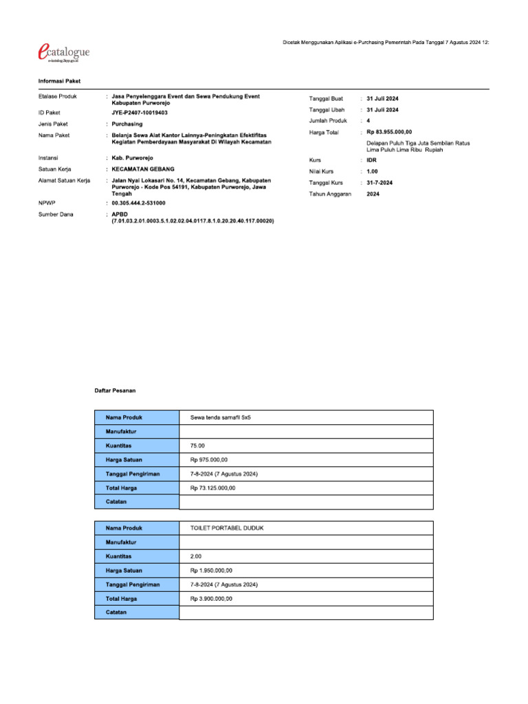 Sewa E Catalog 1 | PDF
