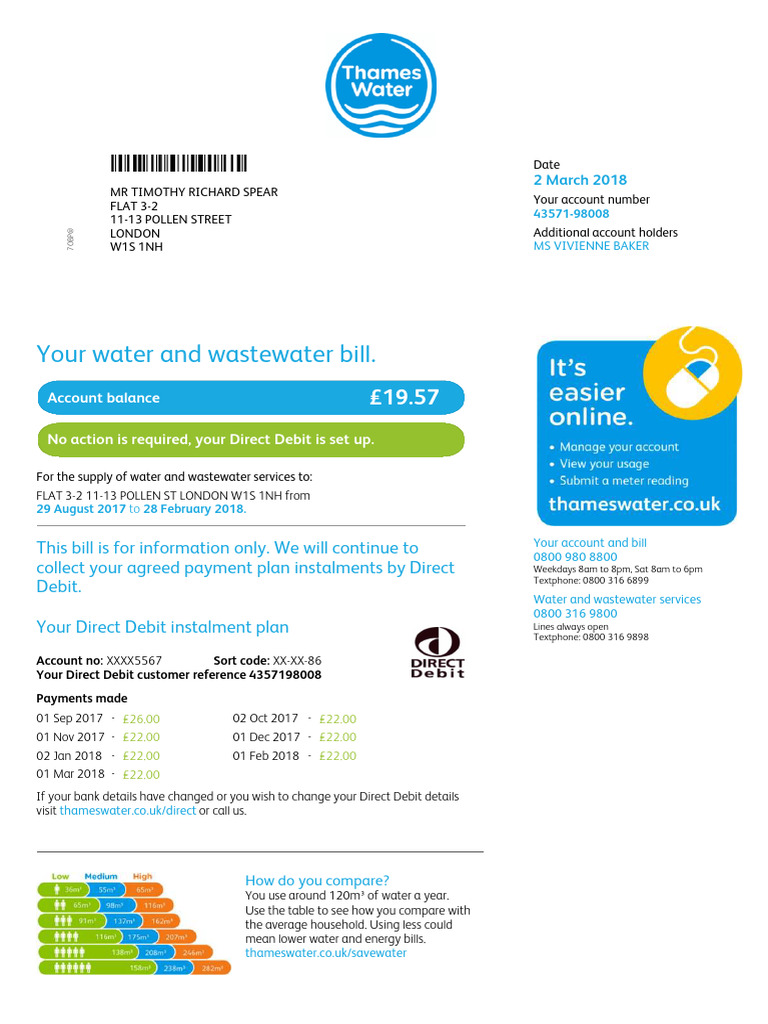 Water Uk | PDF | Debit Card | Money