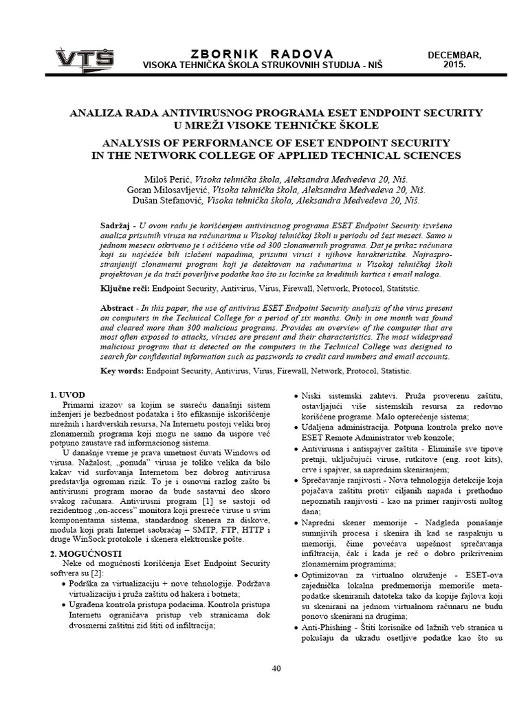 11 - Zbornik - VTS - NIS - 2015 - Milos - Goran - Dusan - 30-11-2015 | PDF