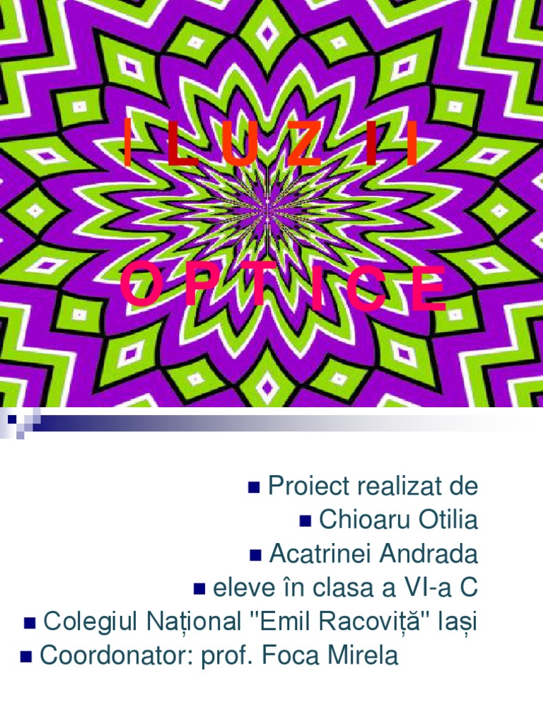 Iluzii Optice | PDF