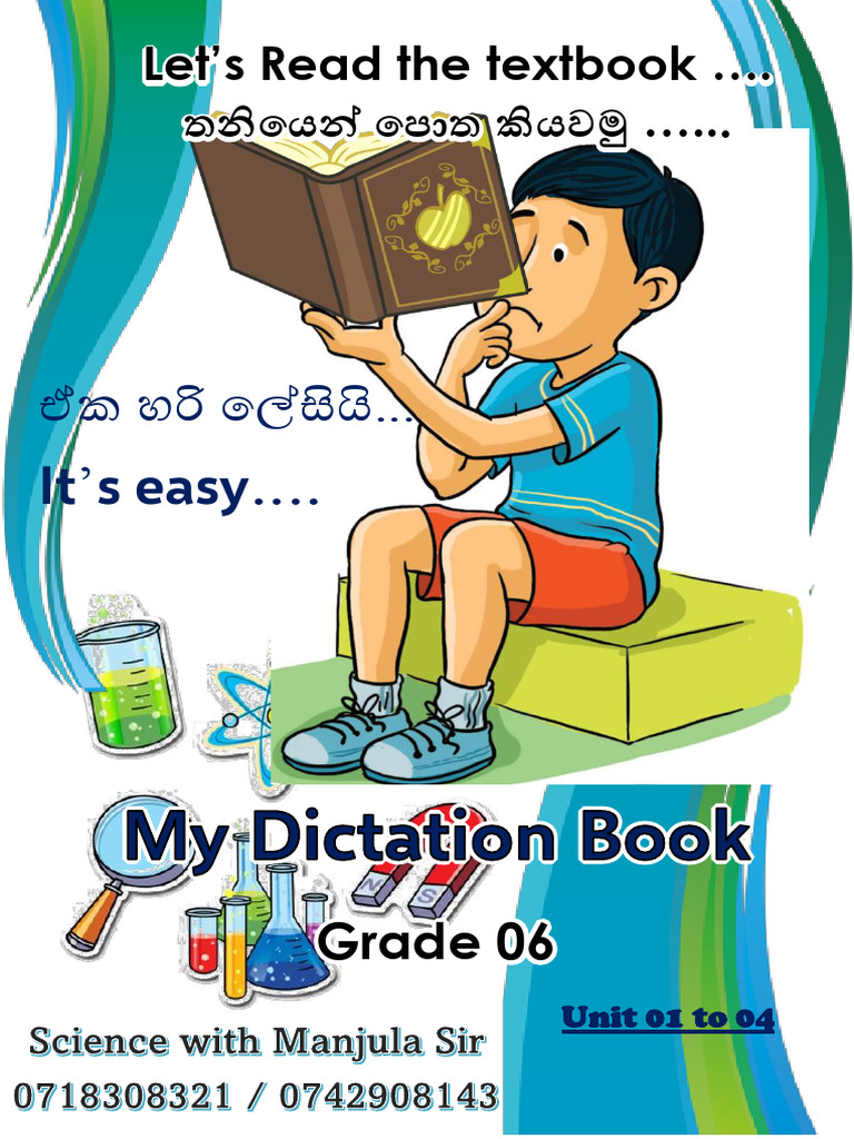 Grade 6 Dictation Book Units 1-4 | PDF | Water | Breathing
