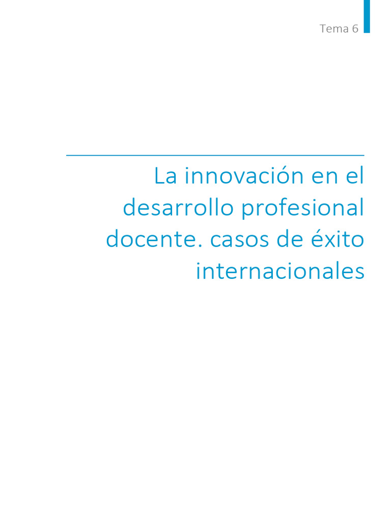 Tema 6 Perfil Docente | PDF | Maestros | Enseñando