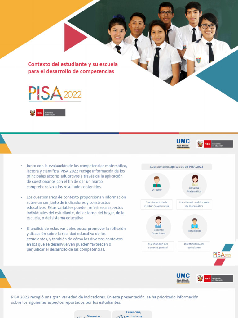 Presentación-de-factores-asociados-al-aprendizaje-de-PISA-2022 | PDF | Programa para la ...
