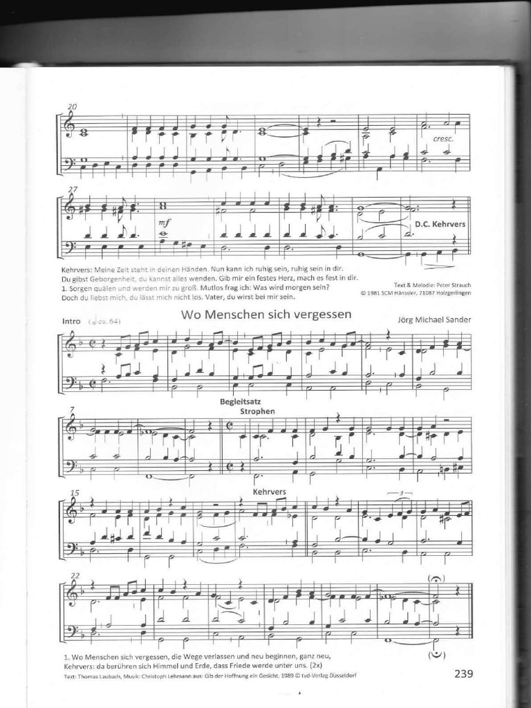 Wo Menschen Sich Vergessen | PDF