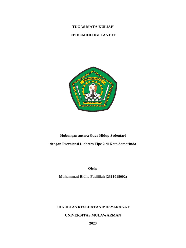 Mini Proposal Epid | PDF | Ilmu Sosial | Pengembangan Diri