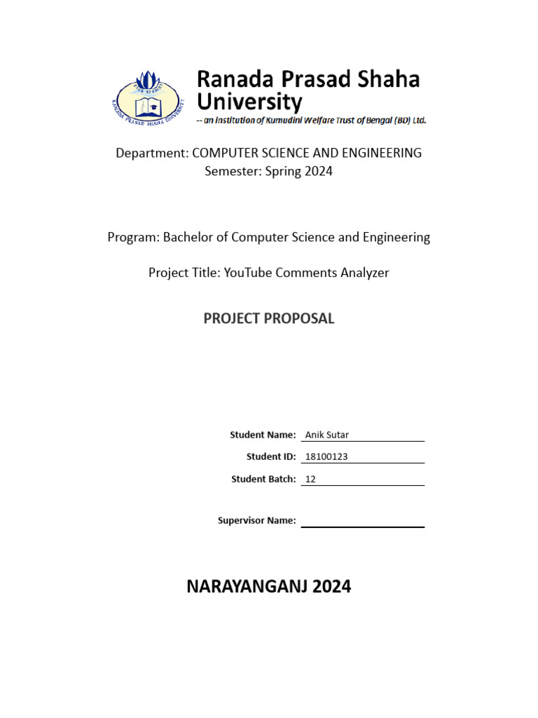 Project Proposal of NPL Comment Analyzer | PDF | Machine Learning | You Tube