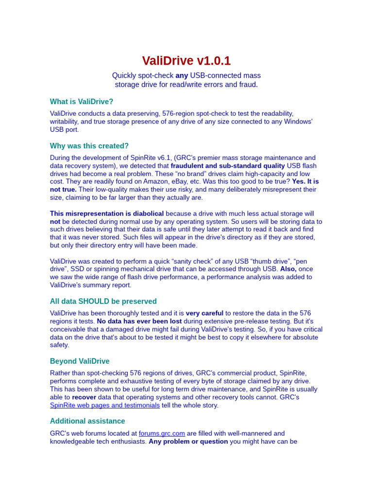 Vali Drive | PDF | Usb Flash Drive | Computer Data Storage