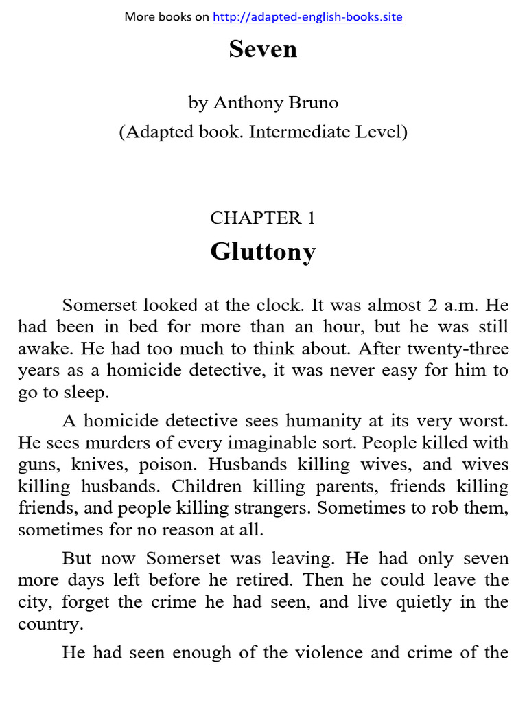 Anthony_Bruno-Seven | PDF | Seven Deadly Sins
