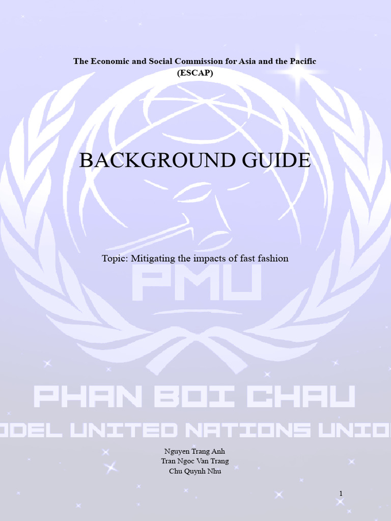 (Internal Mock #1) Background Guide | PDF | Fashion | Clothing