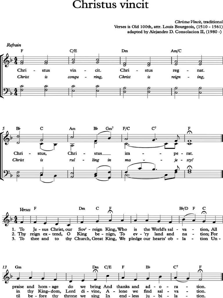 Christus Vincit | PDF