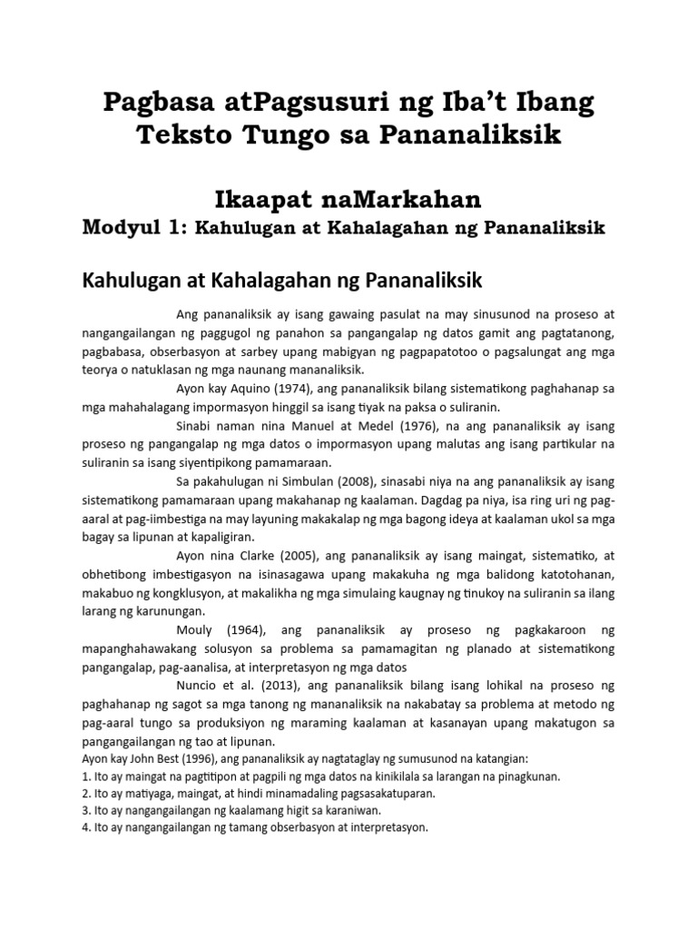 Pagbasa-3 | PDF