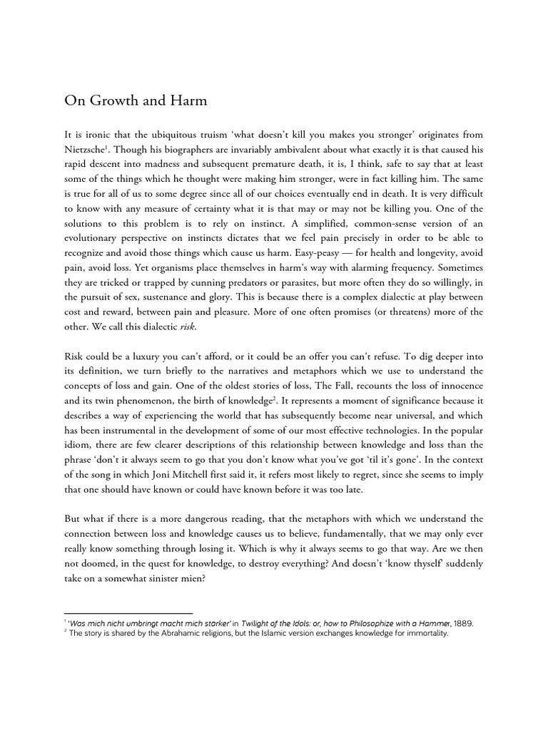 On Growth and Harm - Stephen Steyn | PDF | Egyptian Pyramids | Risk