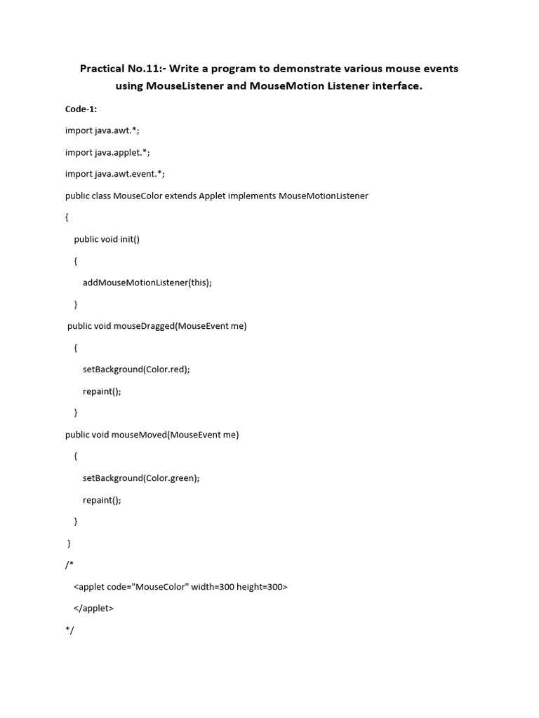 Ajp Pract 11 Merged 1 Pdf Object Oriented Programming Computer 8248
