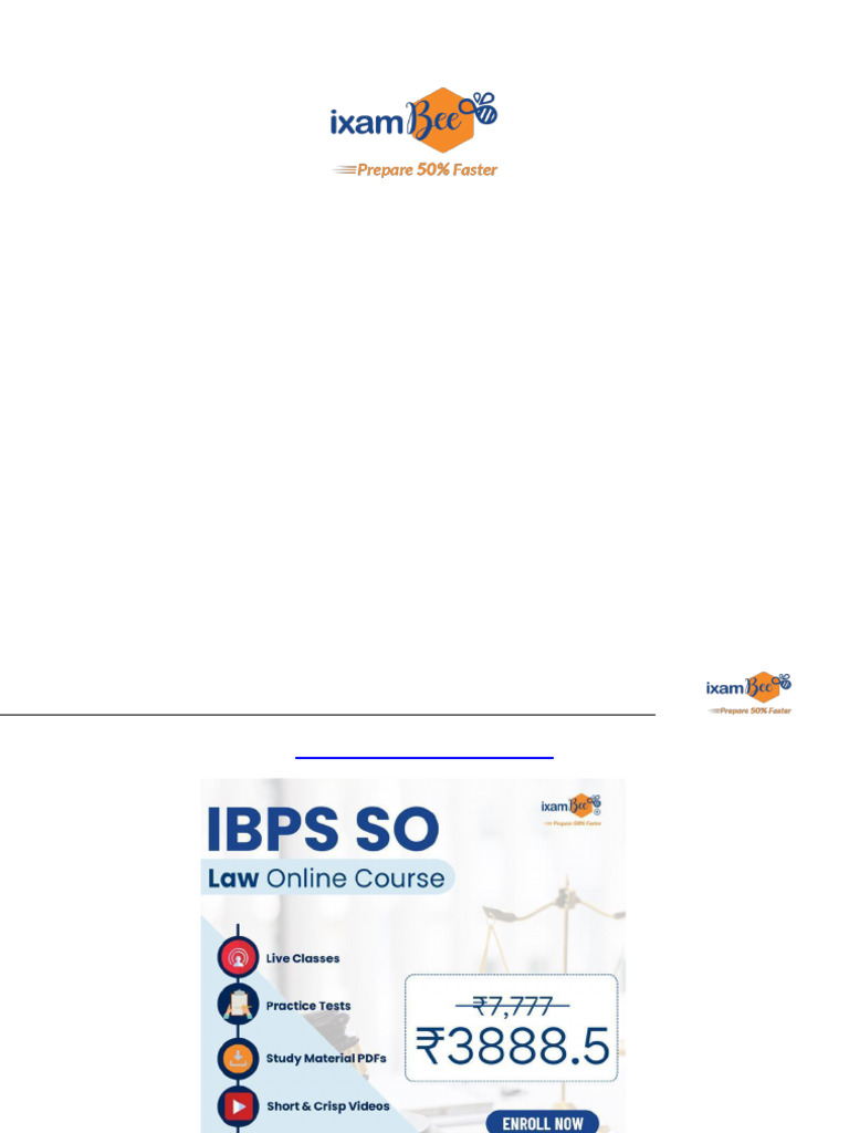 Study Plan and Live Class Schedule For Ibps So | PDF | Justice | Crime ...