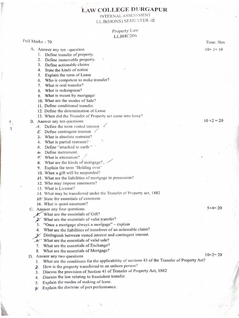 Property Law LCD | PDF