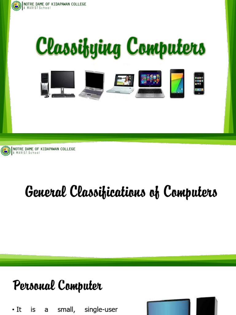 Classifying Computers | PDF
