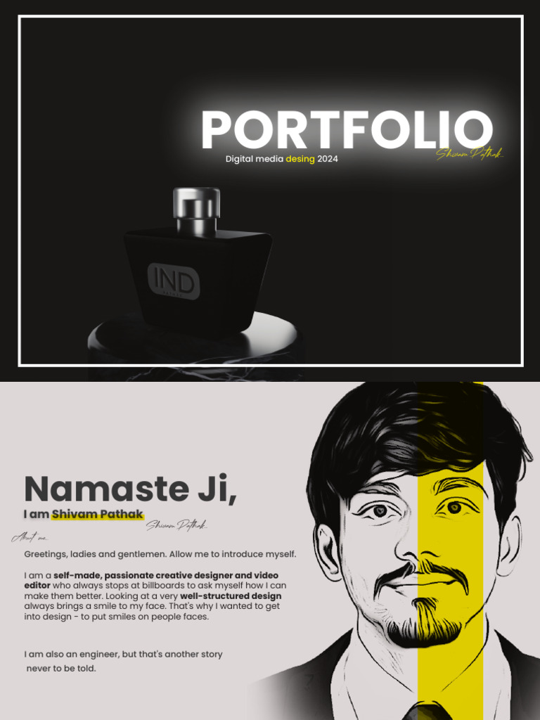 Shivam Pathak Portfolio | PDF