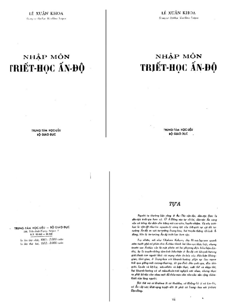 Nhap Mon Triet Hoc An Do | PDF